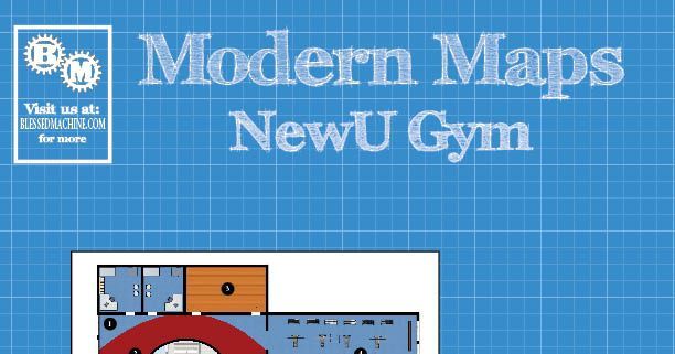 Modern Maps: NewU Gym | RPG Item | BoardGameGeek