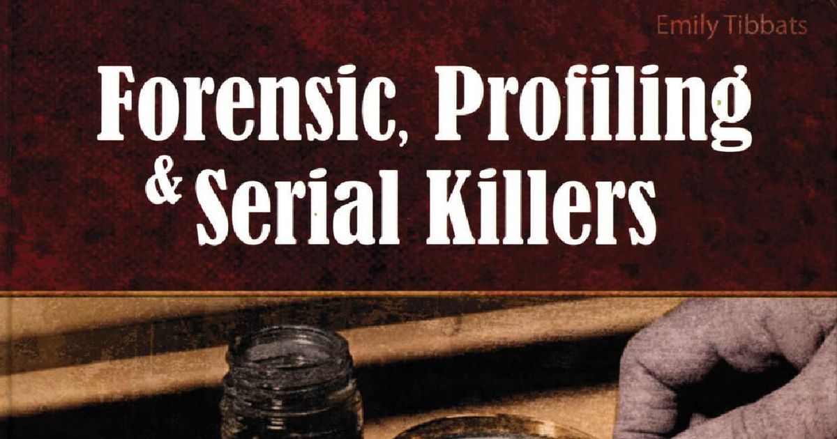 Forensic, Profiling & Serial Killers | RPG Item | RPGGeek