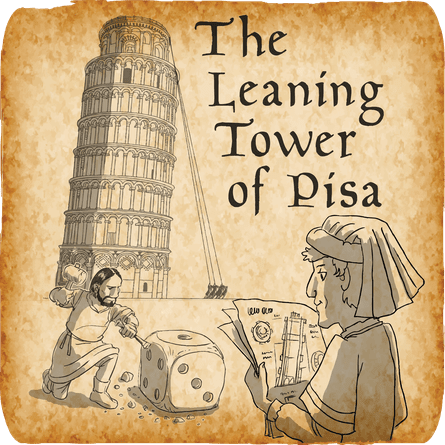 The Leaning Tower of Pisa rules and player board. | The Leaning Tower ...