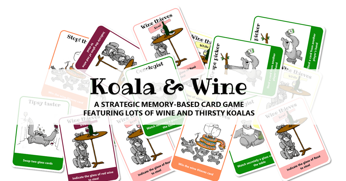 Koala and Wine | Board Game | BoardGameGeek