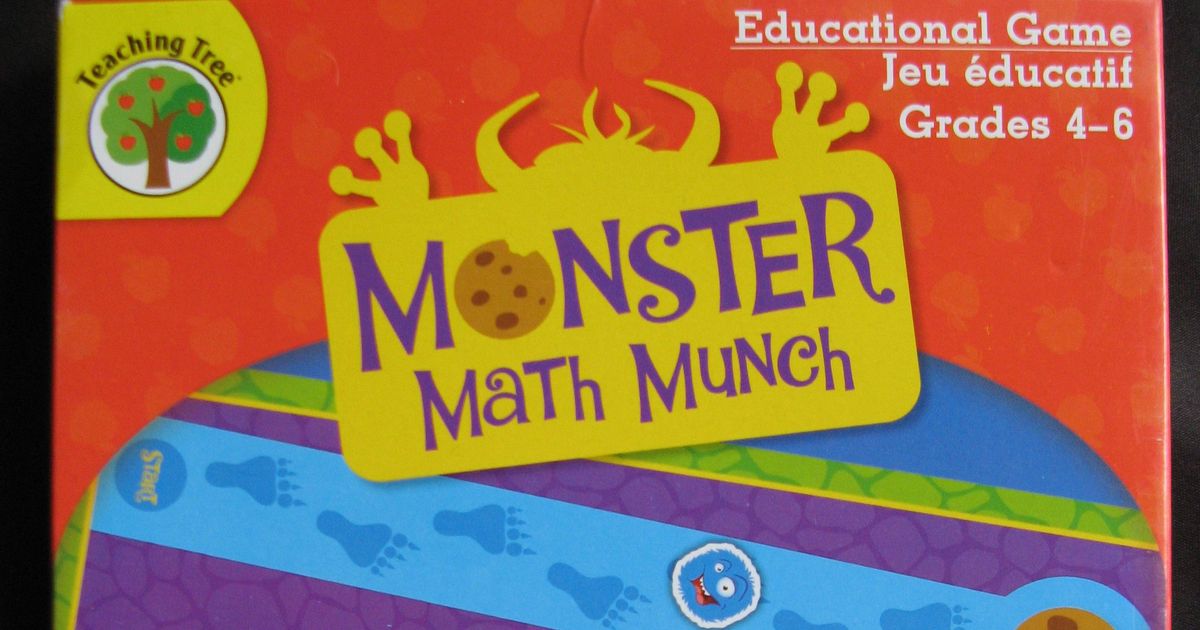 Monster Math Munch | Board Game | BoardGameGeek