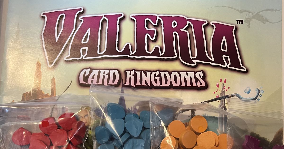 Valeria: Card Kingdoms – Extra Token Pack | Board Game Accessory ...