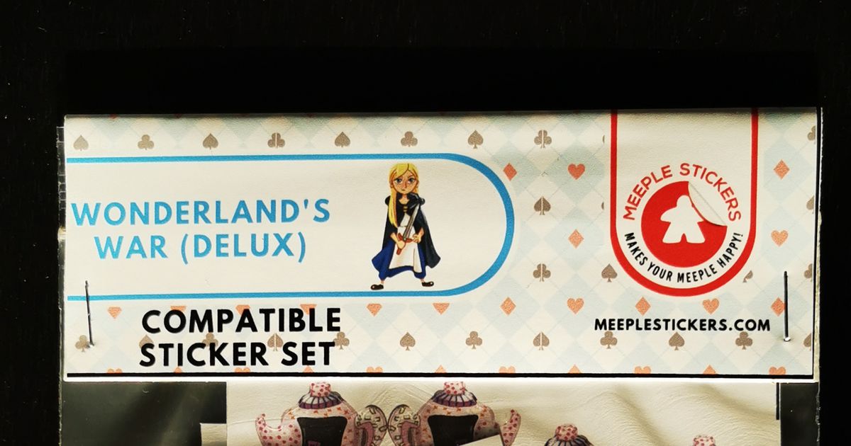 Wonderland's War: Sticker Set | Board Game Accessory | BoardGameGeek