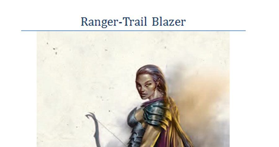 Ranger - Trail Blazer | RPG Item | RPGGeek