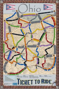 Ohio (fan expansion for Ticket to Ride) | Board Game | BoardGameGeek