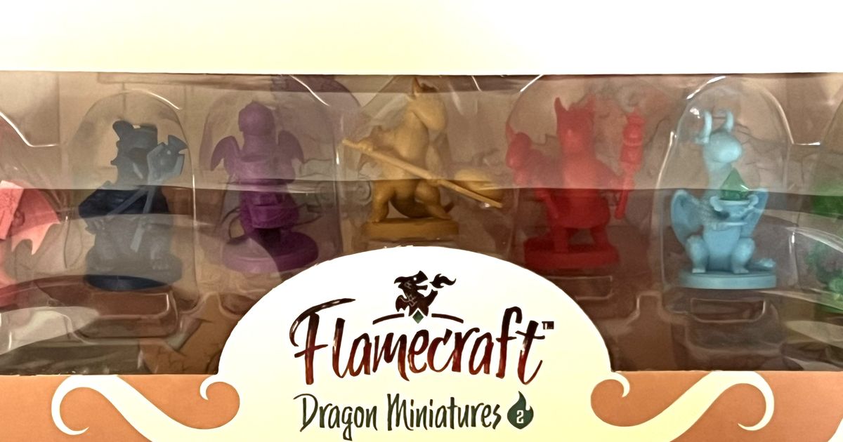 Flamecraft: Dragon Minatures Series 2 | Board Game Accessory ...