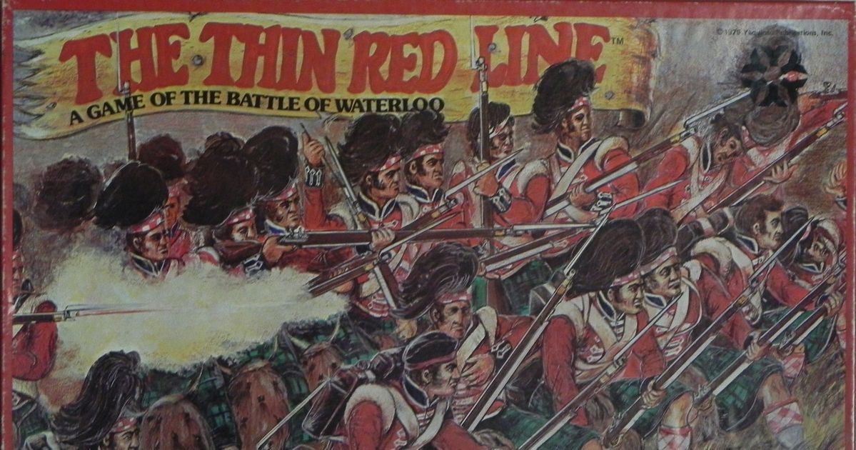 The Thin Red Line: A Game of the Battle of Waterloo | Board Game ...