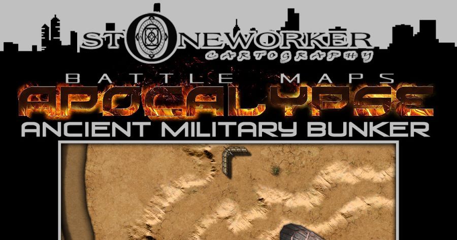 Battle Maps Apocalypse: Ancient Military Bunker | RPG Item | RPGGeek