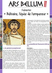 Ars Bellum II: Scénarios "Bélisaire, l'épée de l'empereur" | Board Game ...