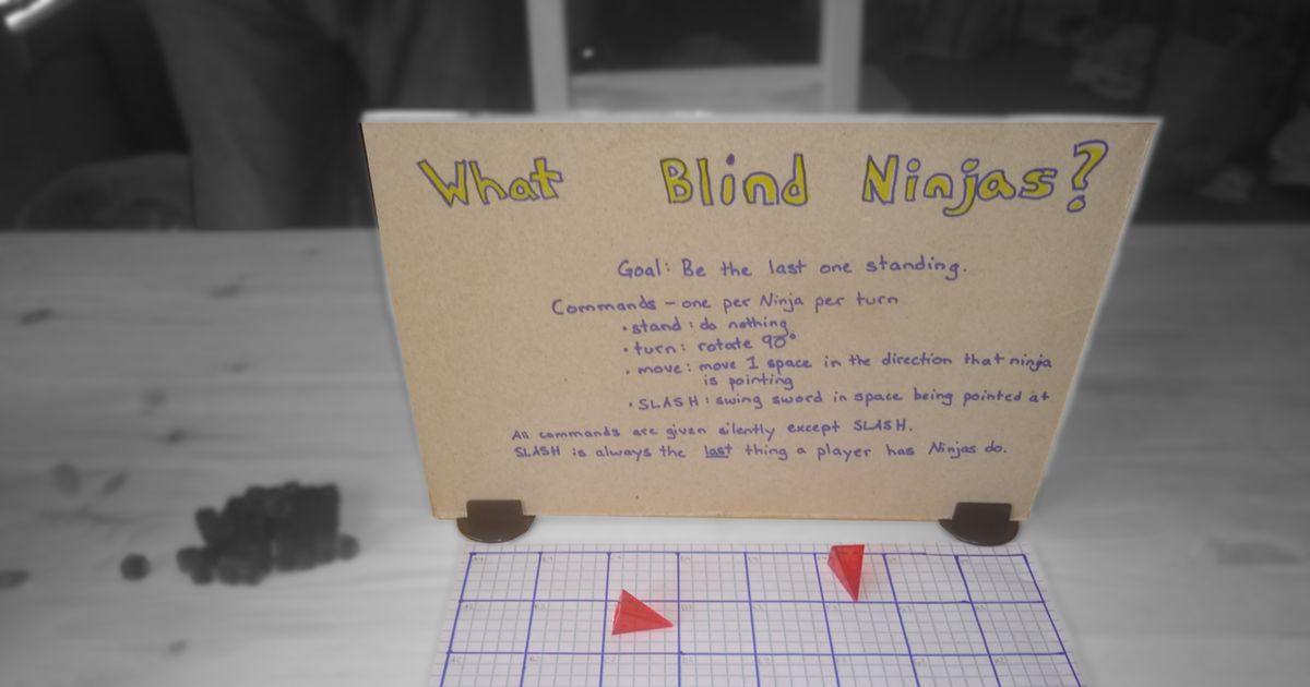 What Blind Ninjas? | Board Game | BoardGameGeek