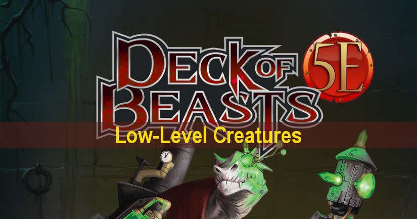Deck of Beasts: Low-Level Creatures | RPG Item | RPGGeek
