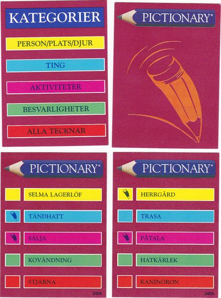 pictionary playing cards