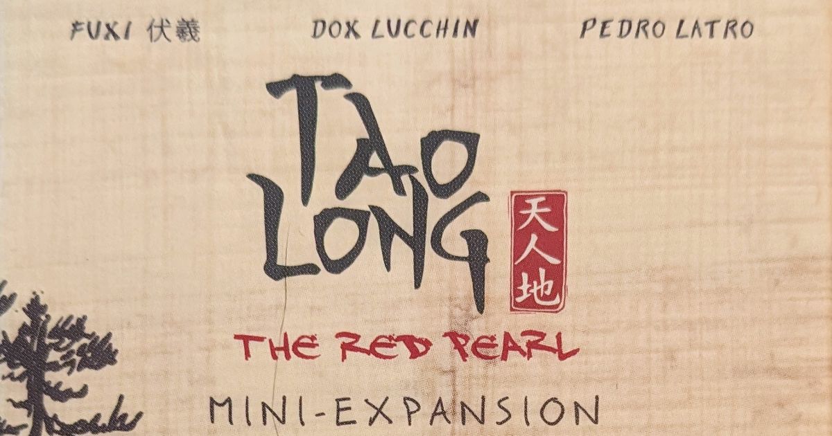 Tao Long: The Way of the Dragon – Red Pearl | Board Game | BoardGameGeek