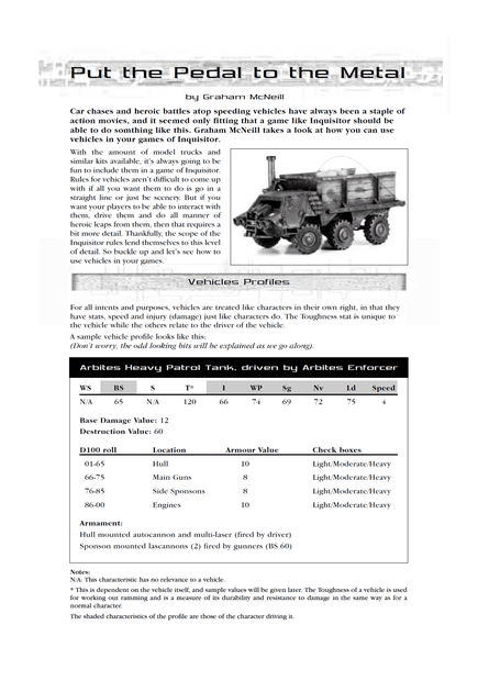 Put the Pedal to the Metal | RPG Item | BoardGameGeek