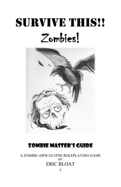Survive This!! Zombies! Zombie Master's Guide | RPG Item | RPGGeek