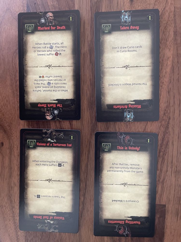 Missing cards | Darkest Dungeon: The Board Game