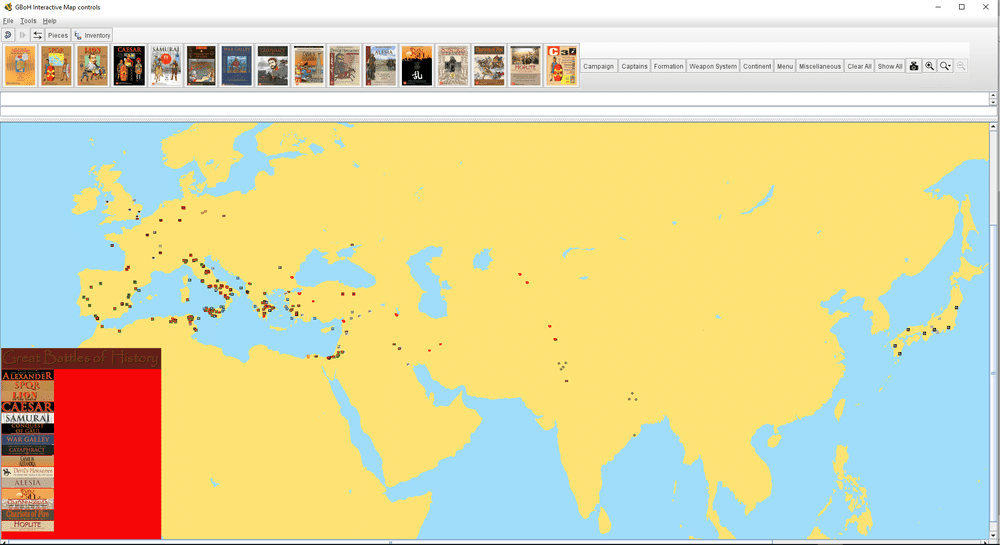 GBoH Interactive Map | Great Battles of Julius Caesar: Deluxe Edition