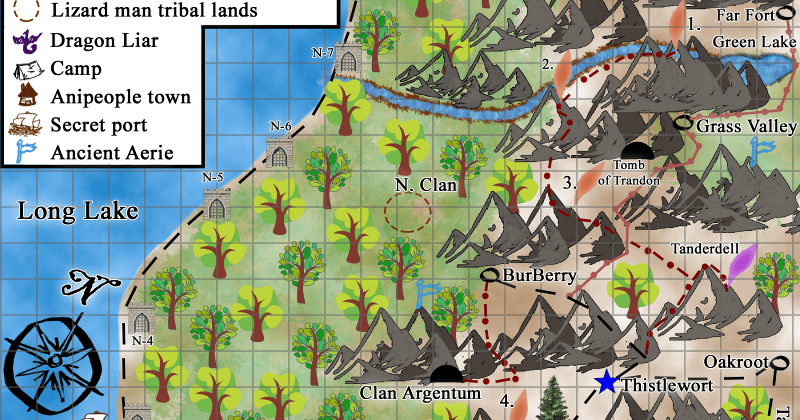 Map of Feldspar Region | RPG Item | RPGGeek
