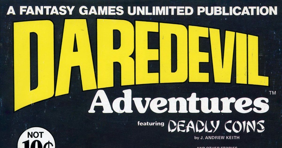 Daredevil Adventures Vol. 2 No. 1: Featuring Deadly Coins | RPG Item ...