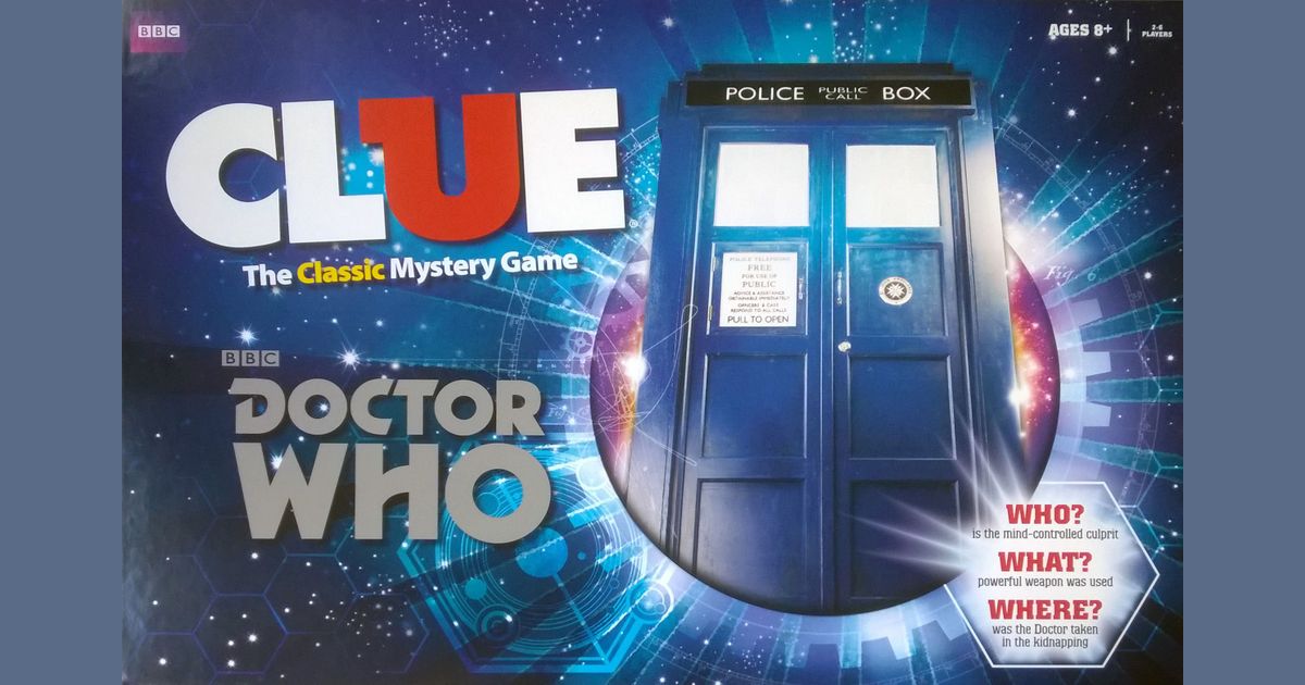 Rules from Doctor Who CLUE in English | Clue: Doctor Who