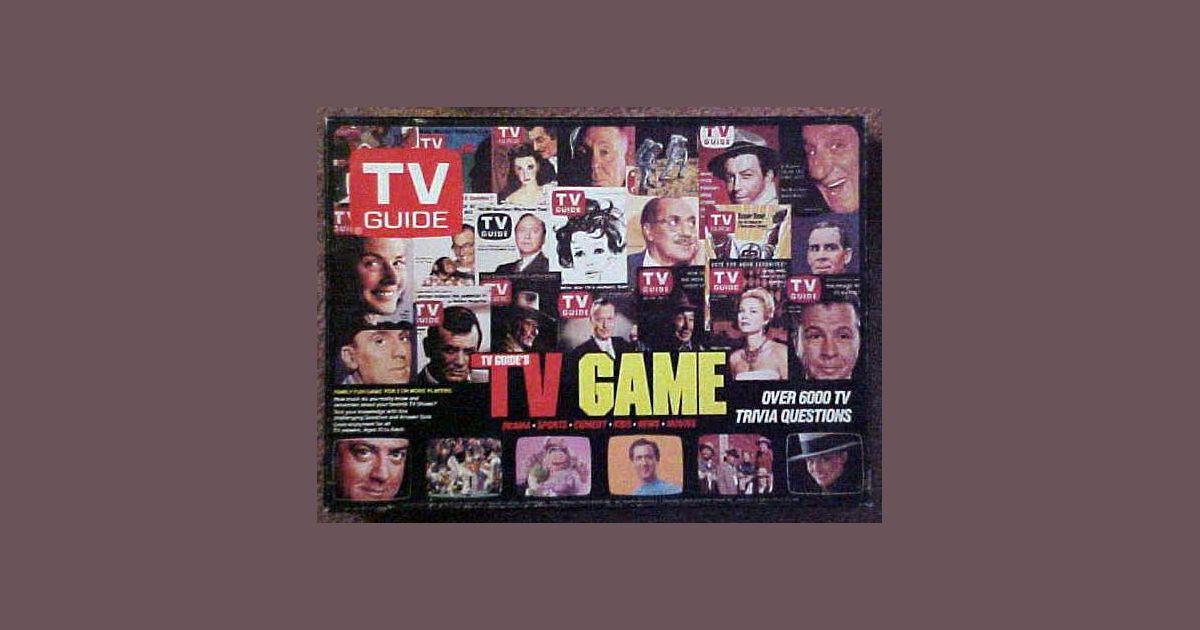 TV Guide's TV Game | Board Game | BoardGameGeek