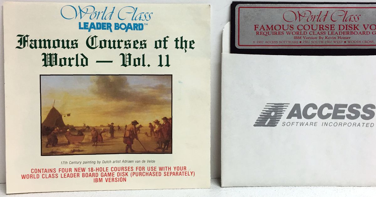 World Class Leader Board - Famous Courses of the World - Vol. II ...