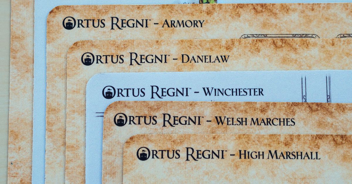 Ortus Regni: Winchester | Board Game | BoardGameGeek