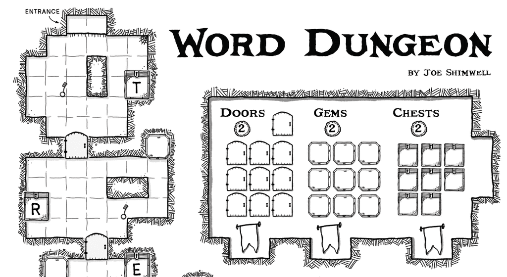 [WIP] Word Dungeon [2025 Solitaire P&P Design Contest] [Components ...