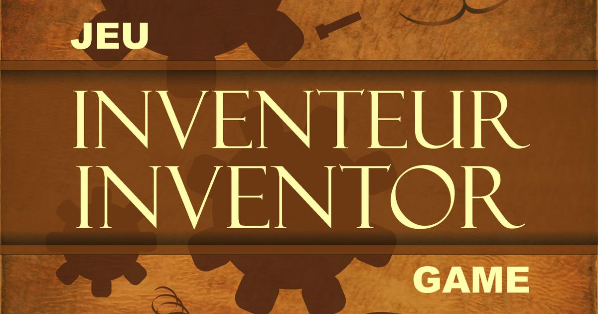 Inventeur / Inventor | Board Game | BoardGameGeek