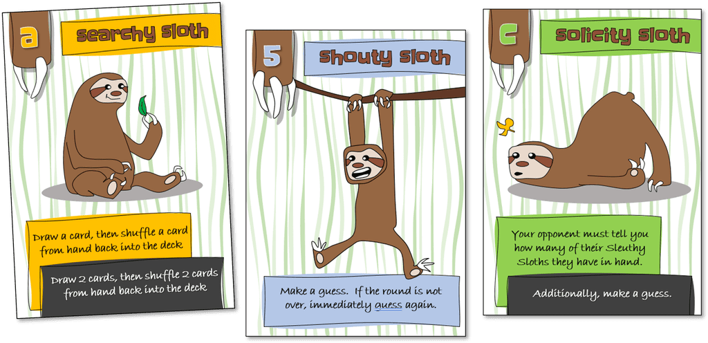[WIP] Sleuthy Sloths- a competitive deduction game for 2-Players (2023 ...
