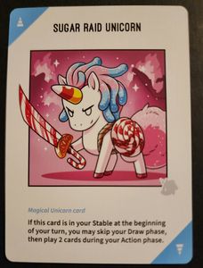 Unstable Unicorns: Sugar Raid Unicorn Promo Card | Board Game ...