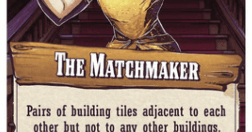 Wild Tiled West: The Matchmaker Promo Card | Board Game | BoardGameGeek