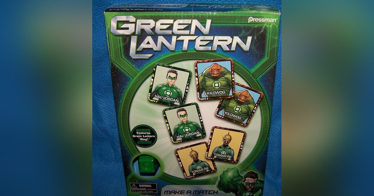 Green Lantern: Make a Match | Board Game | BoardGameGeek