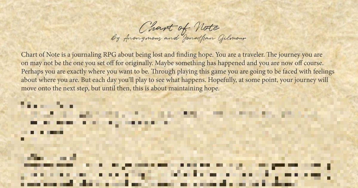 Chart of Note | RPG Item | RPGGeek