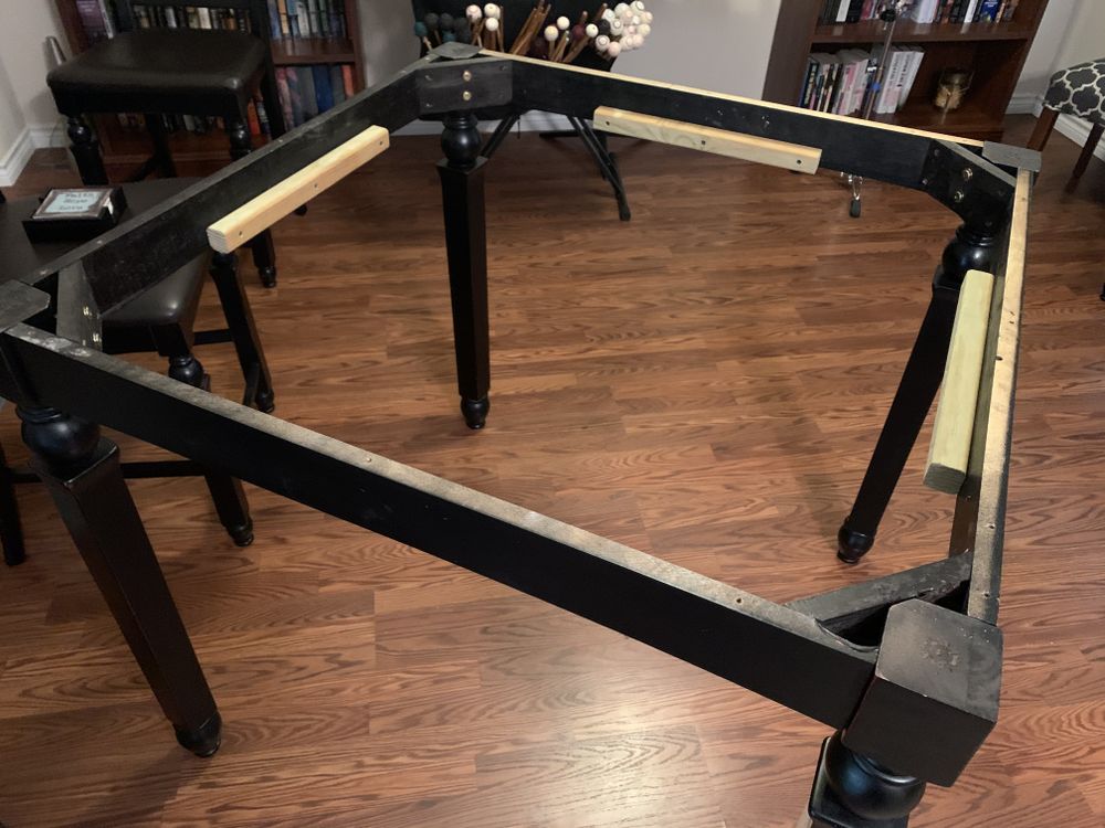 DIY Convertible Recessed Board Game Table