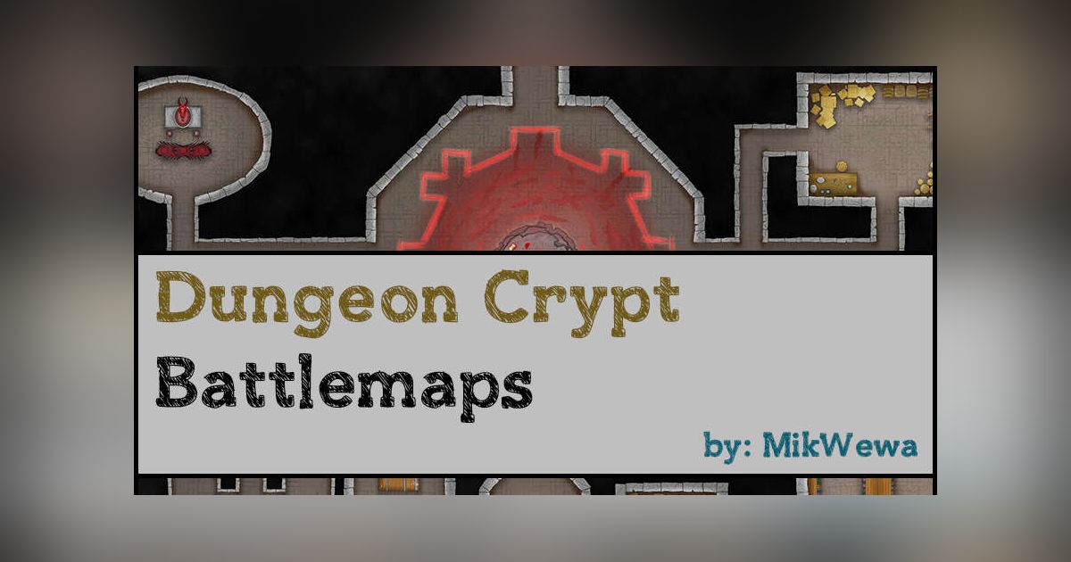 Battlemaps by MikWewa: Dungeon Crypt | RPG Item | BoardGameGeek