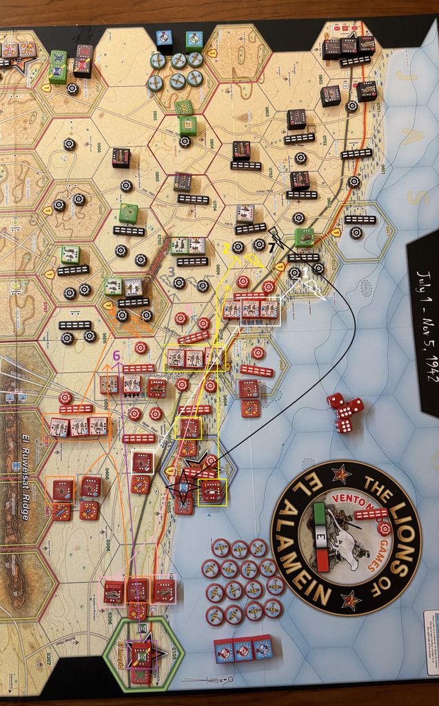 The Lions of El Alamein, Scenario 2, first Commonwealth Impulse (AAR pt ...