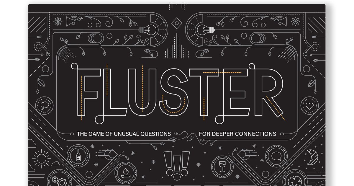 FLUSTER: The Game of Unusual Questions for Deeper Connections | Board ...