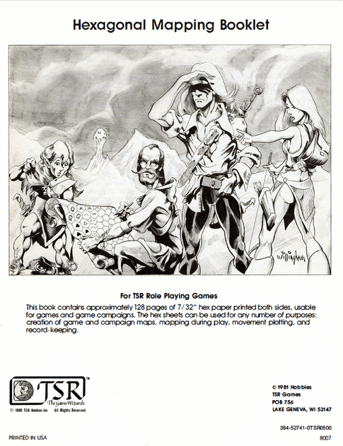 Hexagonal Mapping Booklet | RPG Item | BoardGameGeek
