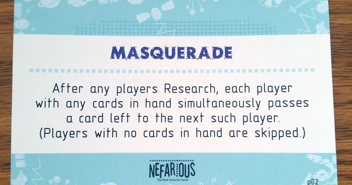 Nefarious: Masquerade | Board Game | BoardGameGeek