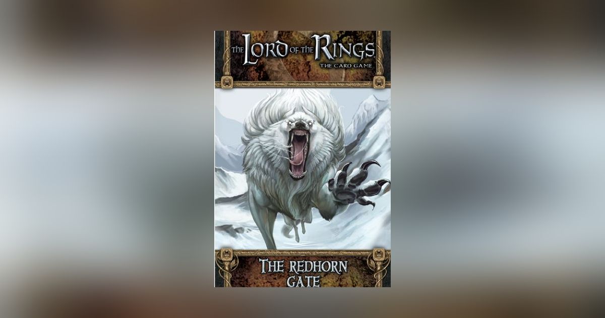 The Lord of the Rings: The Card Game – The Redhorn Gate | Board Game ...