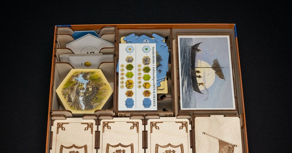 Catan: Lasrerox Conquerors Organizer | Board Game Accessory | BoardGameGeek