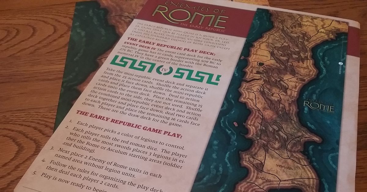 Enemies of Rome: The Early Republic | Board Game | BoardGameGeek