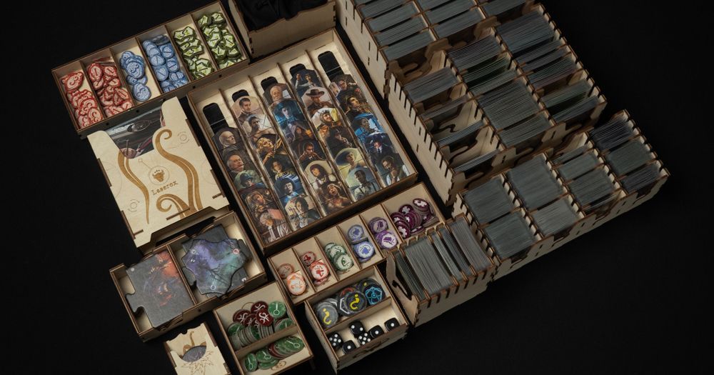 Arkham Horror (Third Edition): Laserox Organizer | Board Game Accessory | BoardGameGeek