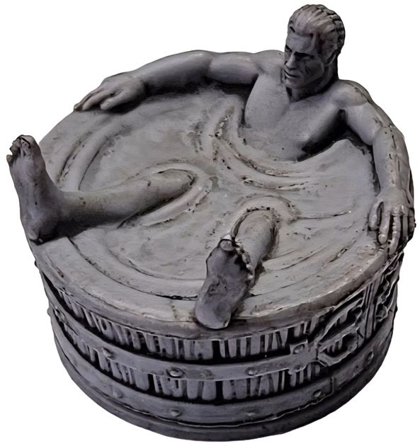 Unmatched: The Witcher – Geralt In Bathtub Figure | Board Game ...