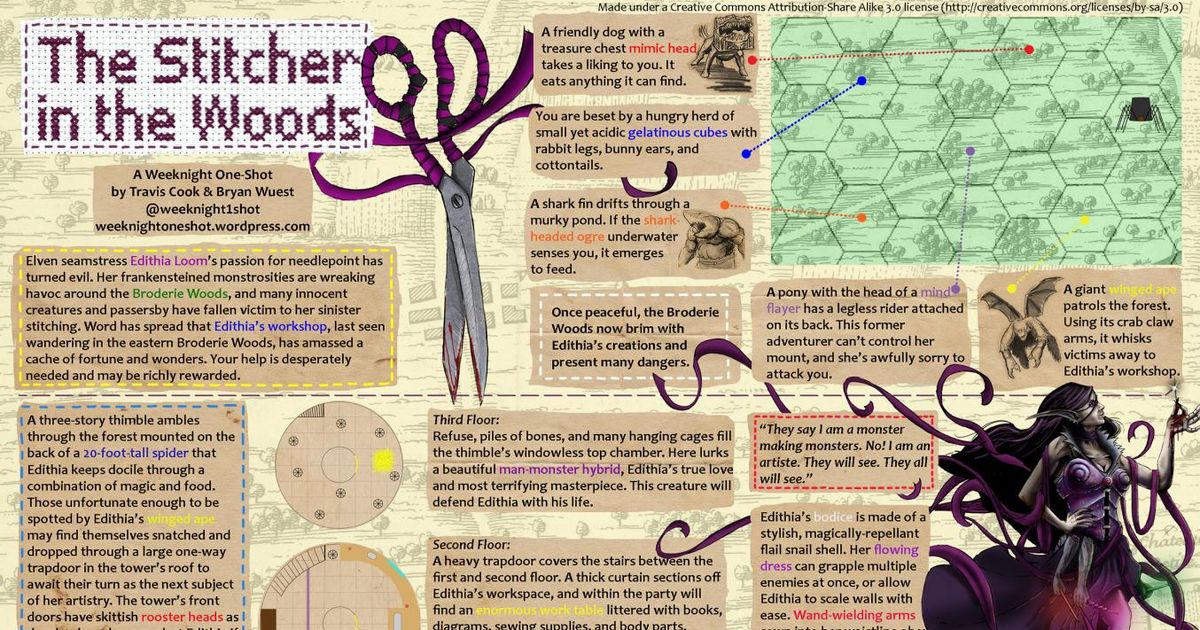 The Stitcher in the Woods | RPG Item | RPGGeek