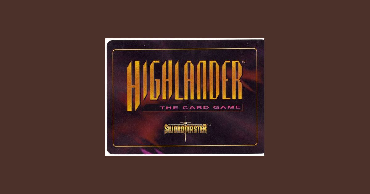Highlander: The Card Game | Board Game | BoardGameGeek