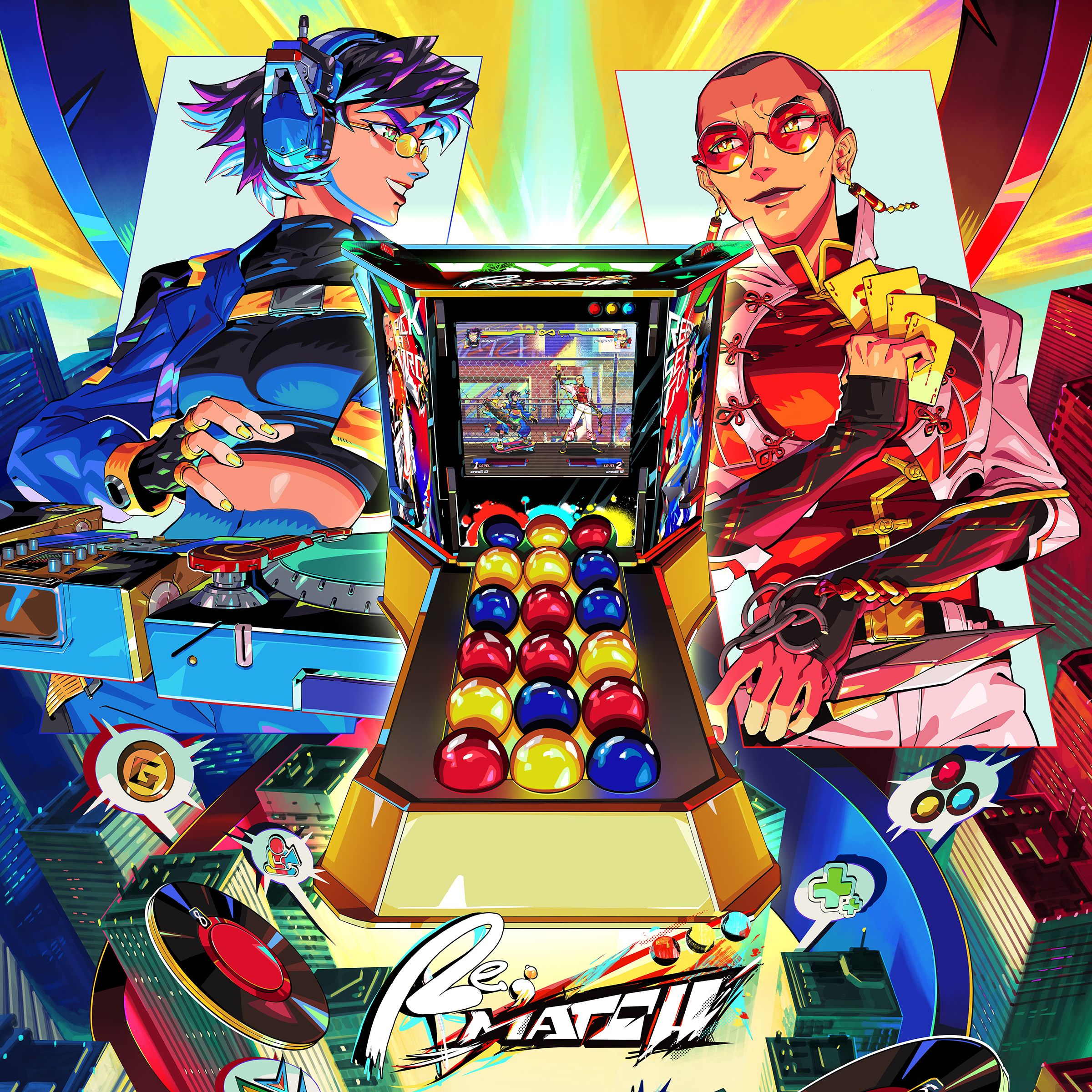 How to play Re;MATCH - The Puzzle Fighter Board Game | Board Game Videos
