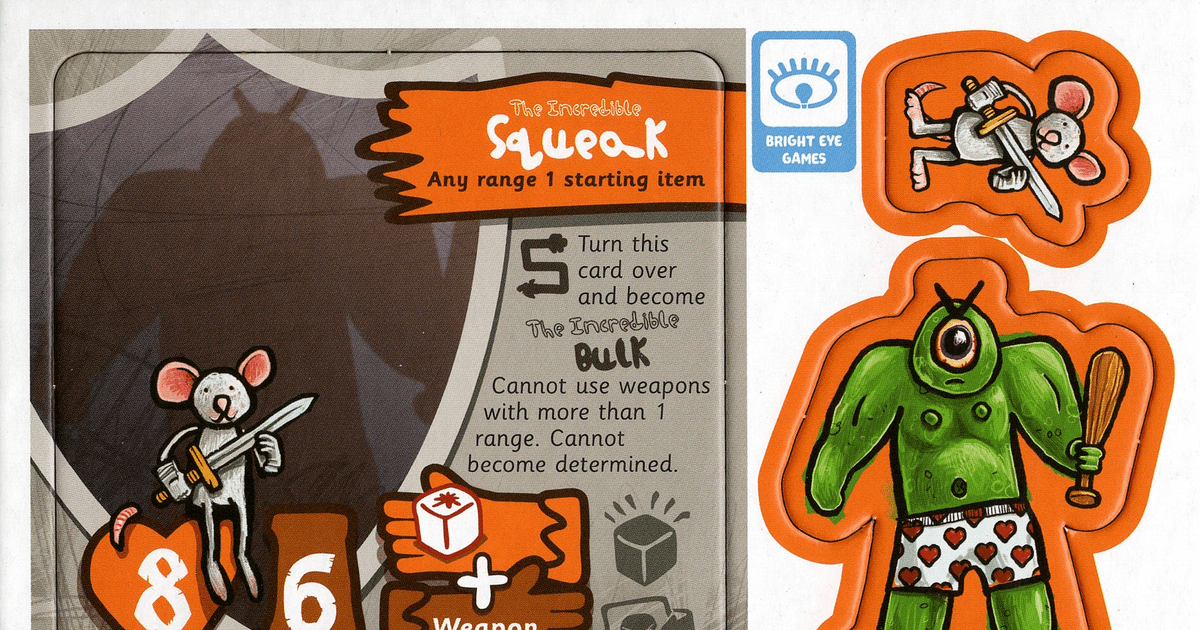 CoraQuest: The Incredible Squeak and Bulk Promo | Board Game ...