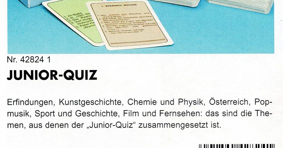 Junior Quiz | Board Game | BoardGameGeek